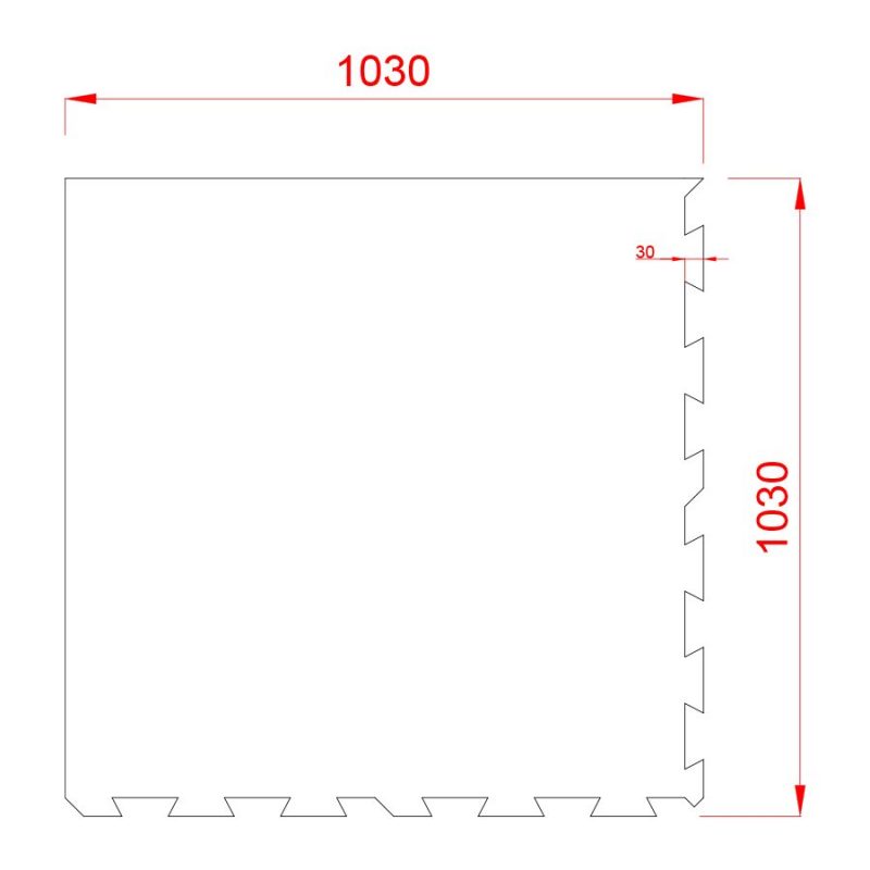Černo-zelená gumová modulová puzzle dlažba (roh) FLOMA IceFlo SF1100 ...